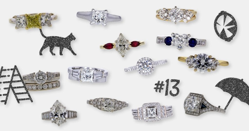 13 Lucky Diamond Rings Sold on the 13th | Worthy.com