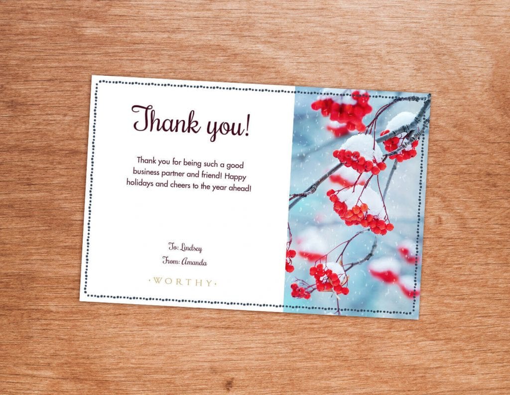 A Season of Cheer: Send Thanks to the Worthy People in Your Life | Worthy